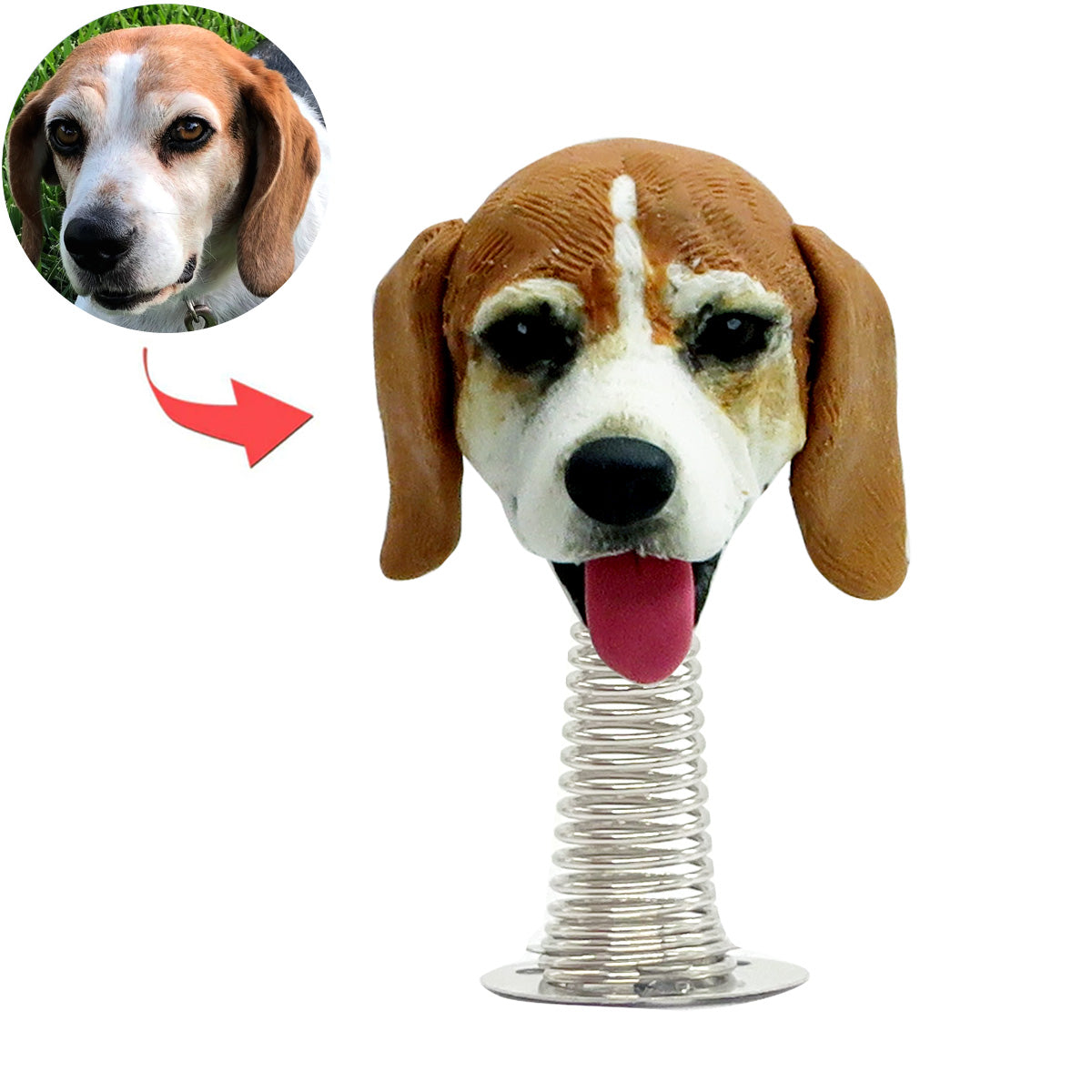 Personalized Bobblehead Car Ornament – Customizable Dashboard ...