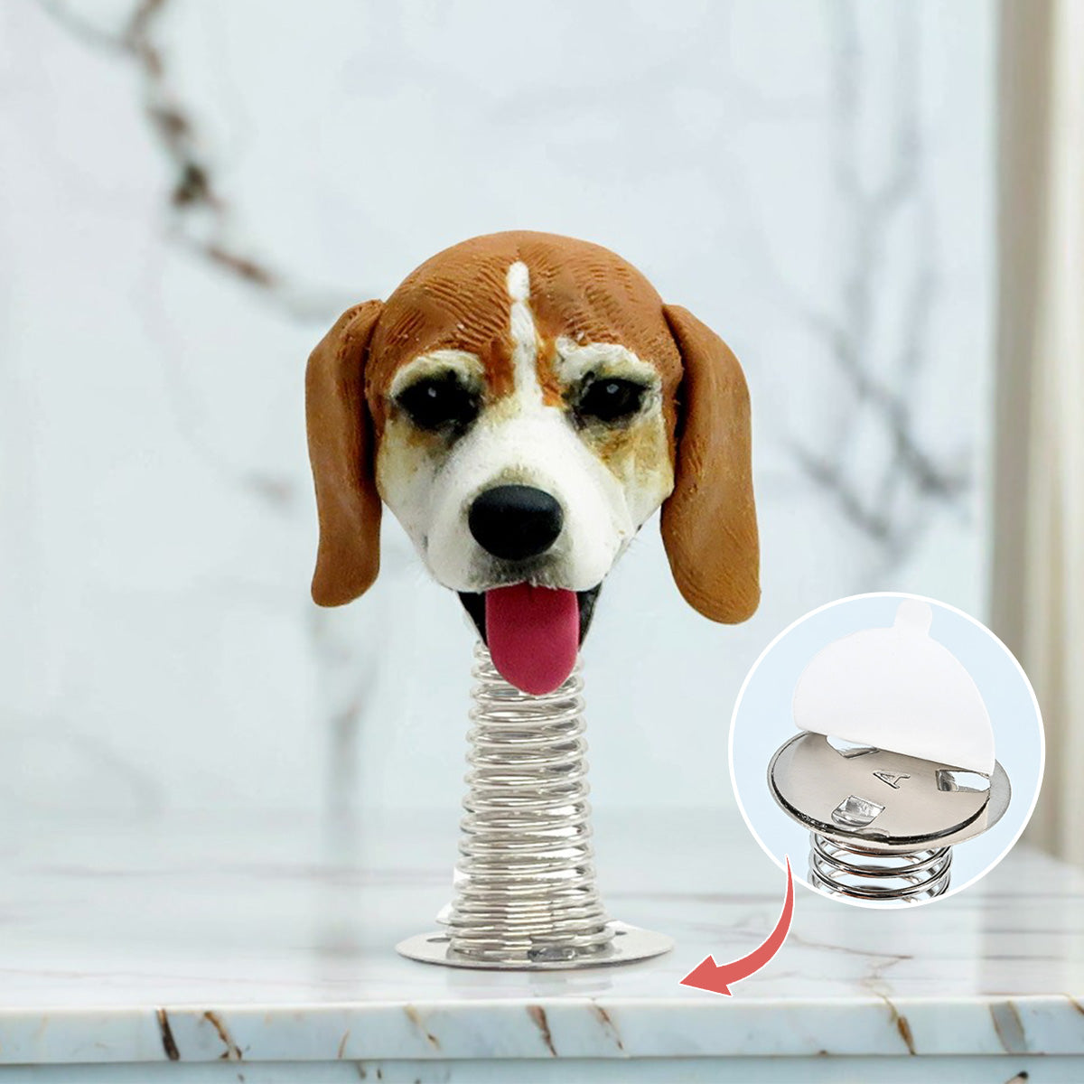 Personalized Bobblehead Car Ornament – Customizable Dashboard ...